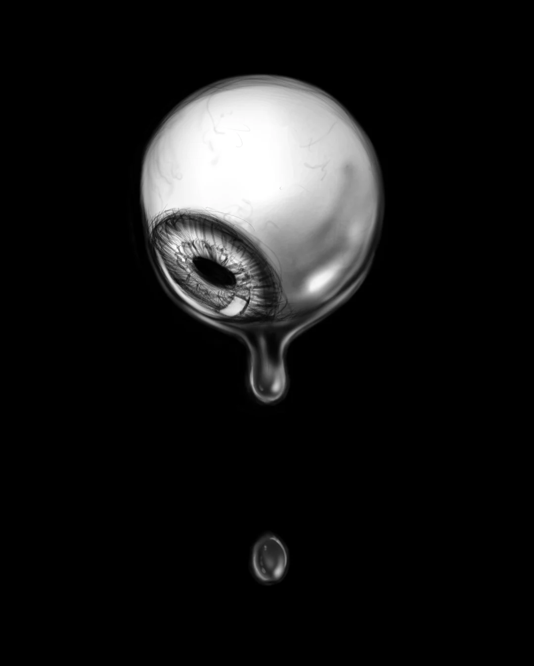 Tears, me, digital, 2022 | Scrolller