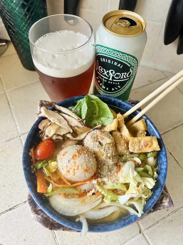 Sunday Breakfast with Sapporo Ichiban, custom broth, ramen eggiesand vegetables. | Scrolller