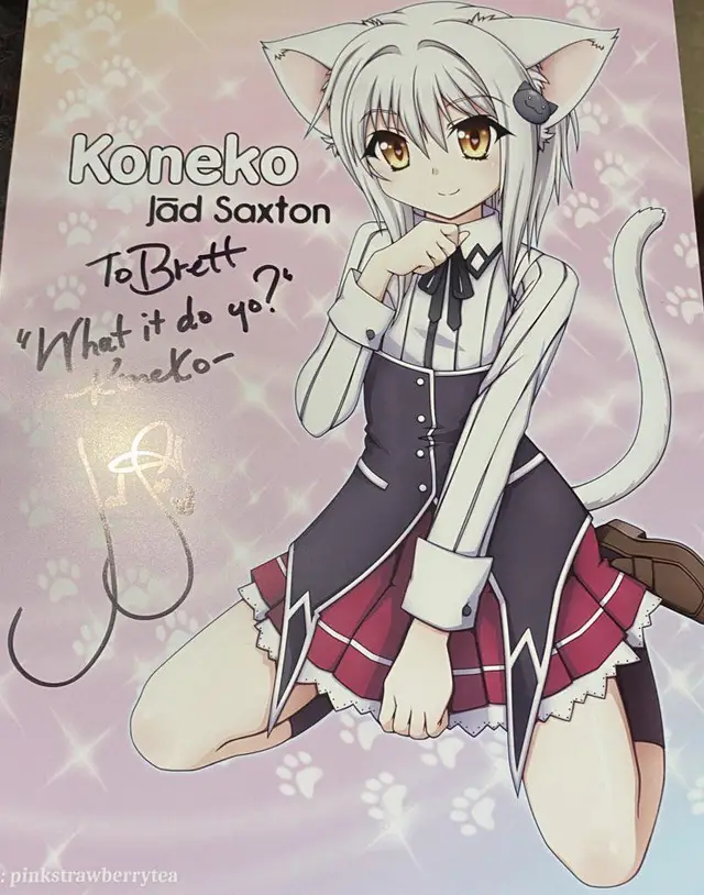 I got to meet Jad Saxton (English Koneko) at Rhode Island Comic Con today! | Scrolller