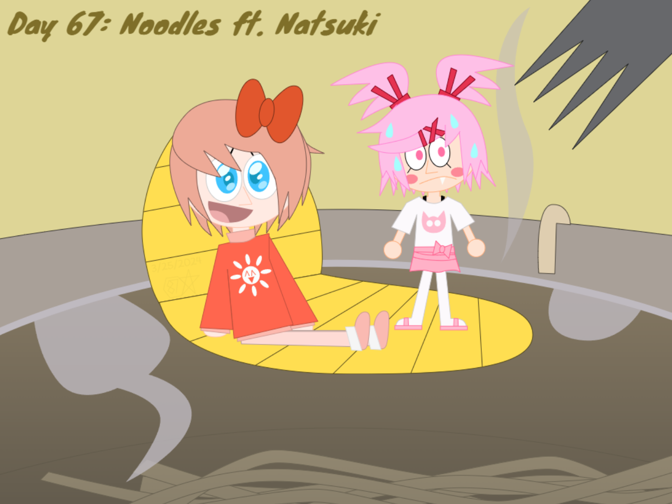 Dailyori Drawing Day 67: Noodles | Scrolller