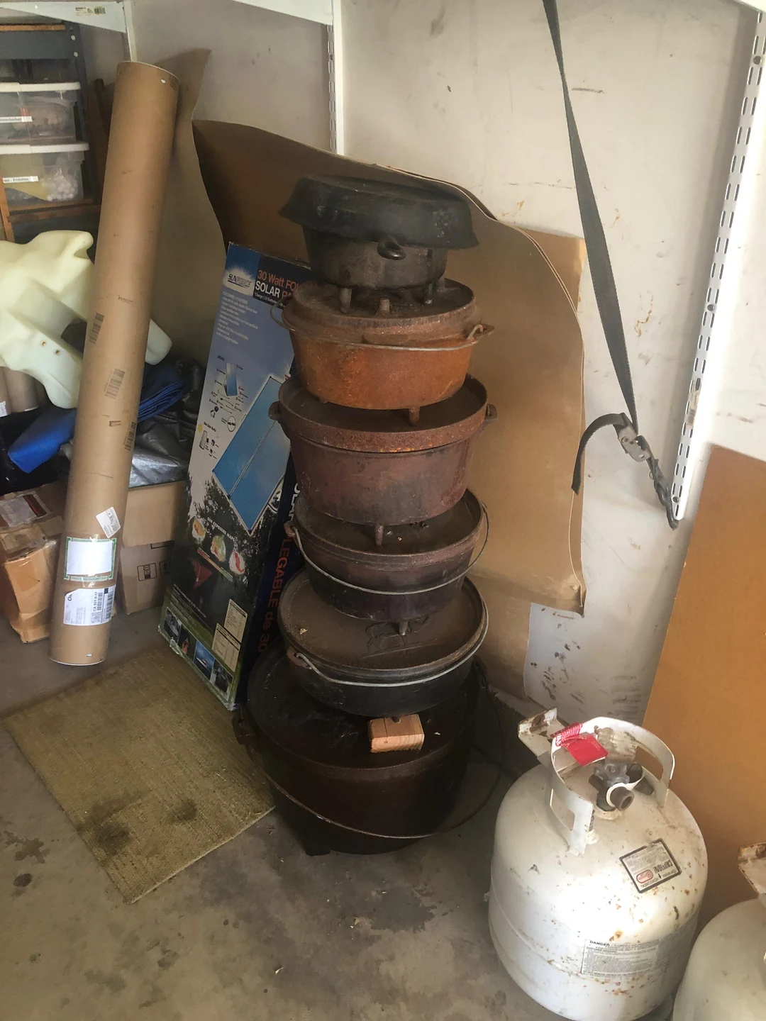 Dutch Ovens in the Garage | Scrolller