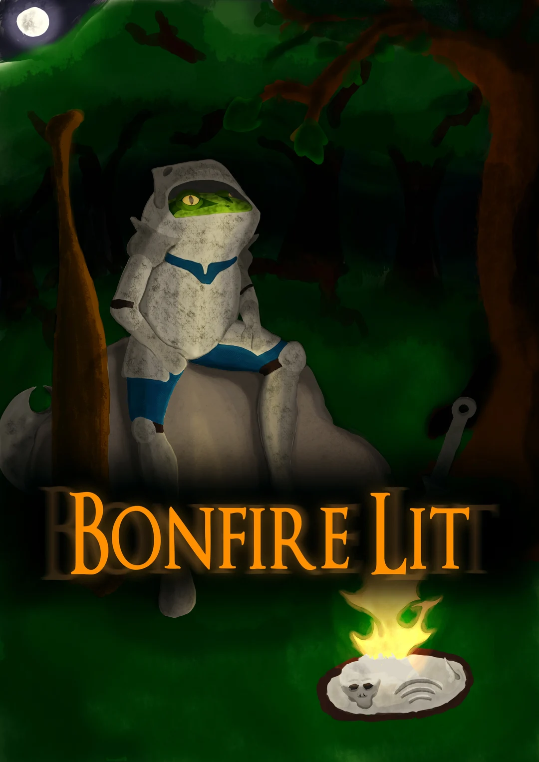 Bonfire chill, Me, Digital Art, 2023 | Scrolller