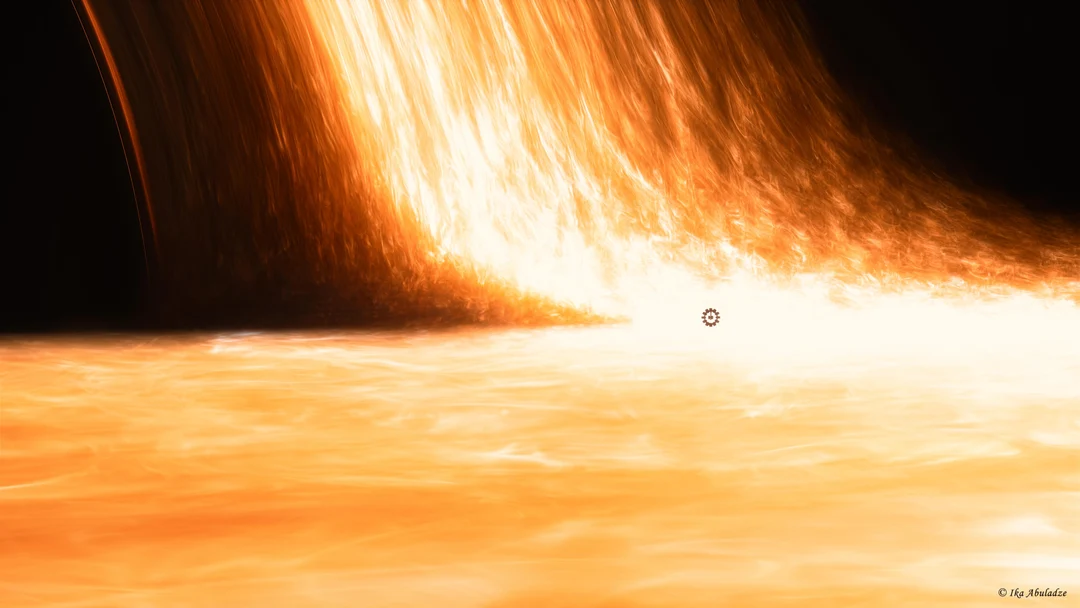 Tried to copy the famous shot from movie "Interstellar" (8K) | Scrolller