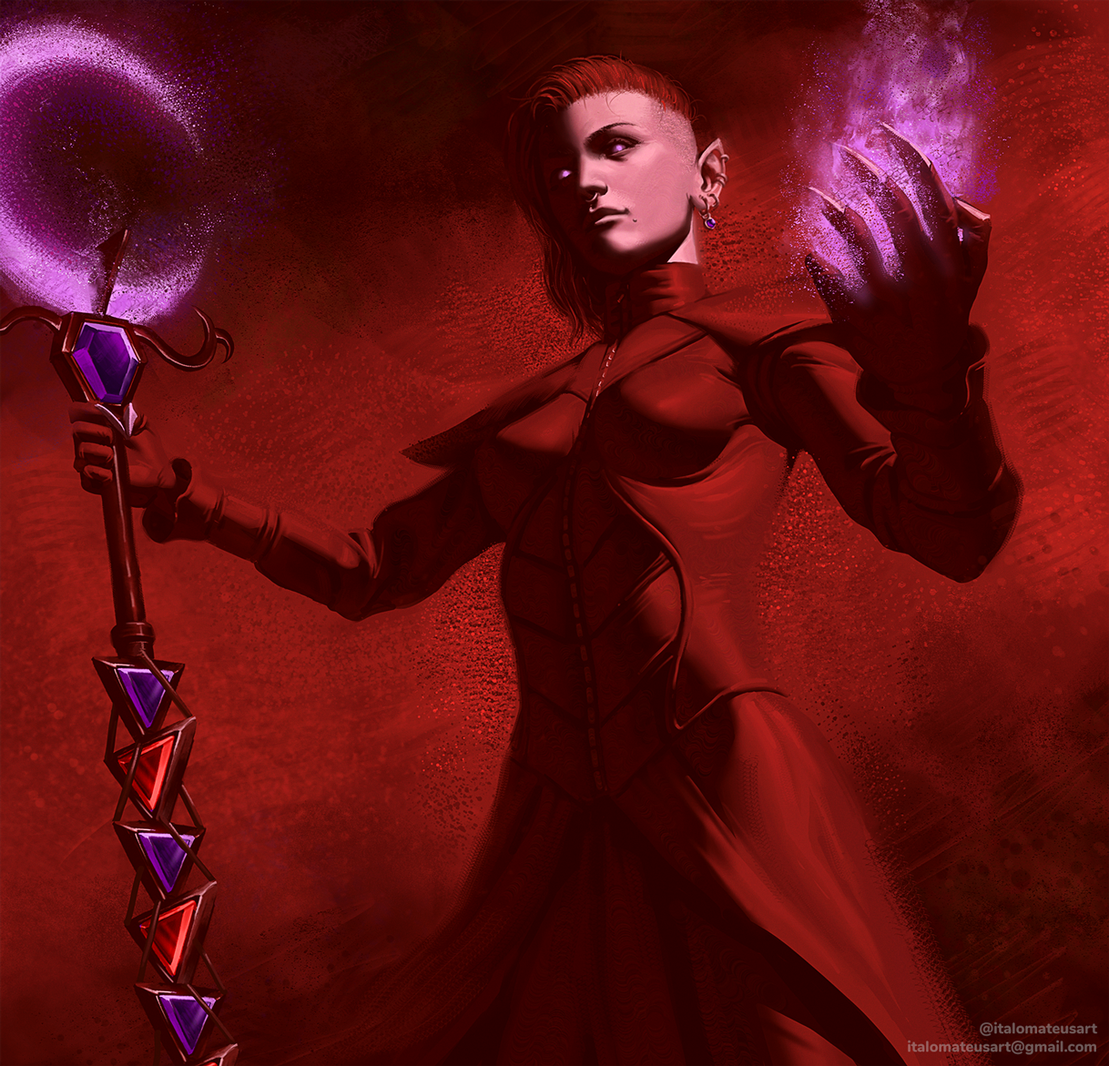 Vampire wizard, Digital, italomateusart, 2023 | Scrolller