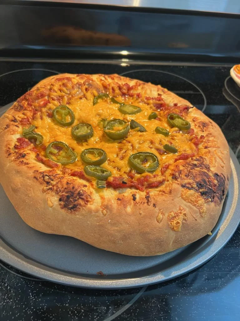 First time making pizza dough | Scrolller