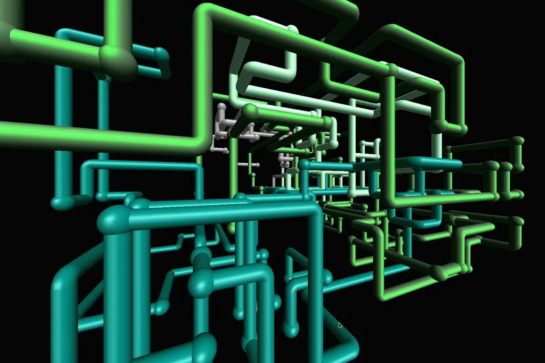 3D Pipes Screensaver | Scrolller