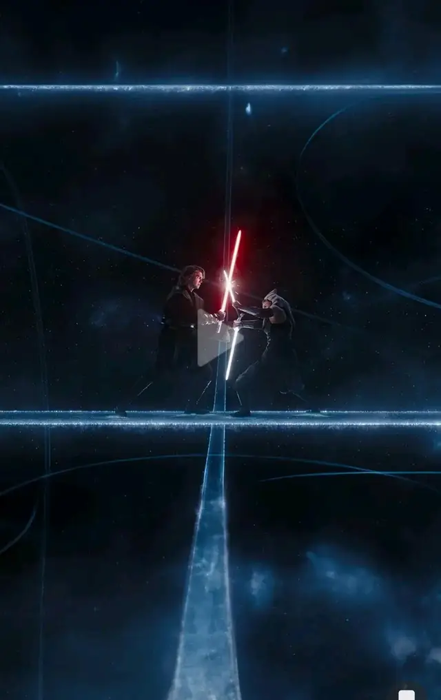 Anybody got a good 1440p desktop wallpaper of this amazing shot of Anakin and Ahsoka's ...