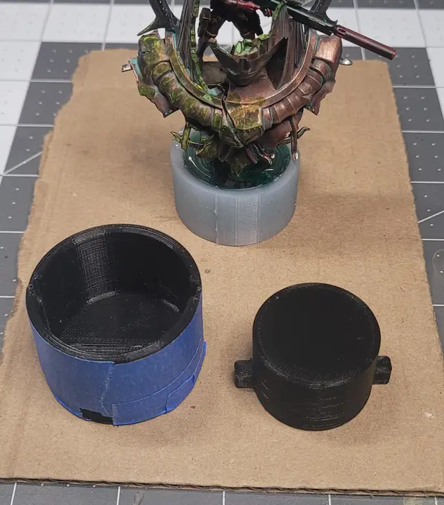 Made a mold, to make a silicone mold for resin pour bases. | Scrolller