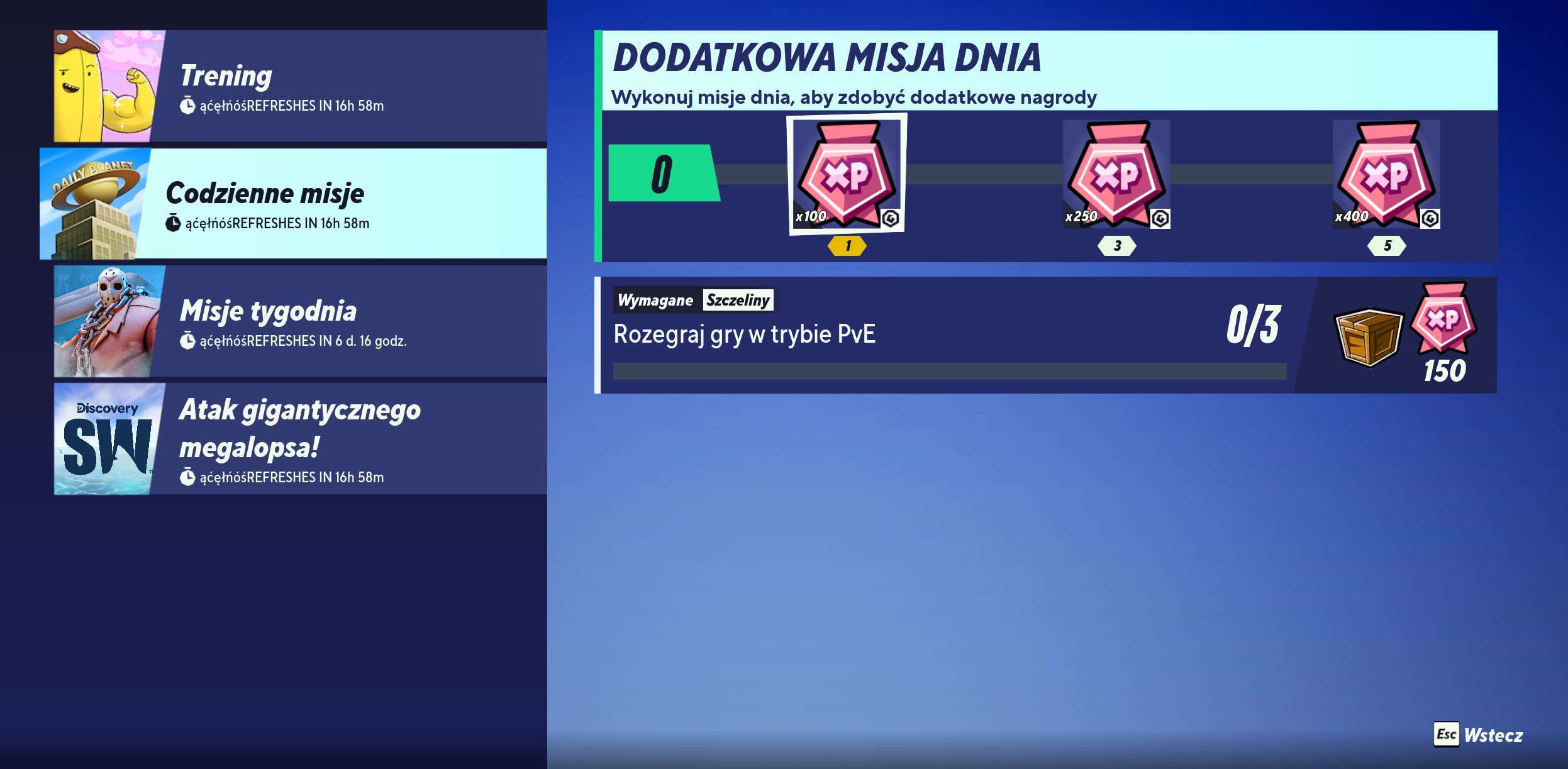 Daily Bonus Rewards Not Completing After Completing Daily Missions