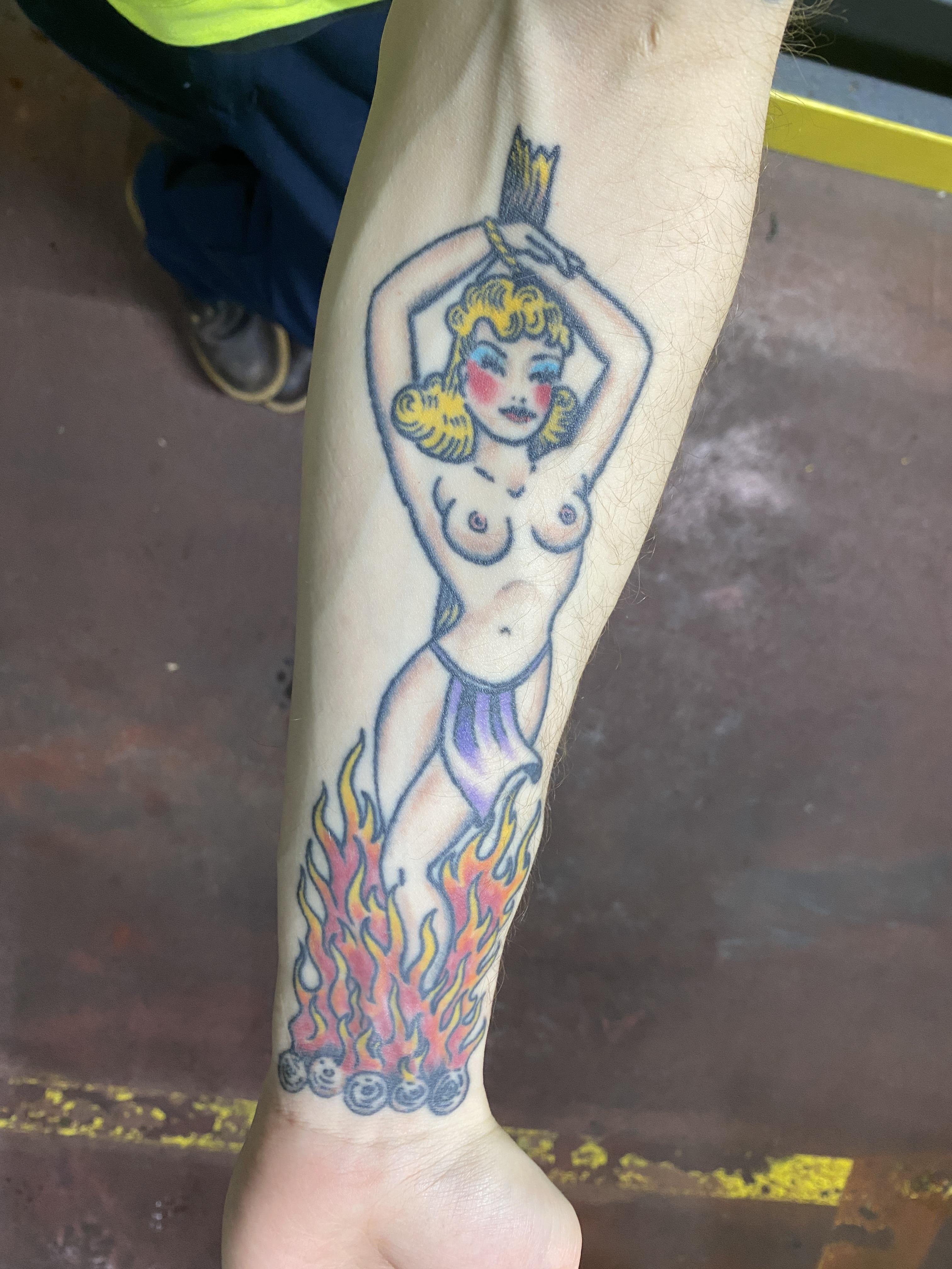 Couple year old pinup Elm Street Tattoo, Dallas, TX | Scrolller