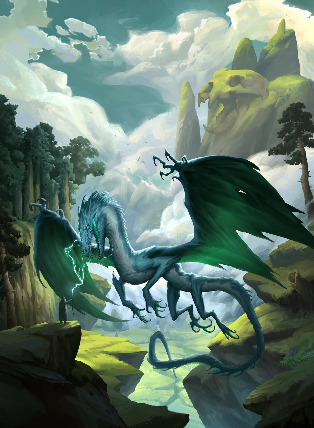 Summon of the Blue Dragon by Mircea Nicula | Scrolller