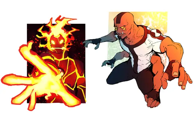 Was feeling nostalgic about Ben10 so I did some fanart. | Scrolller