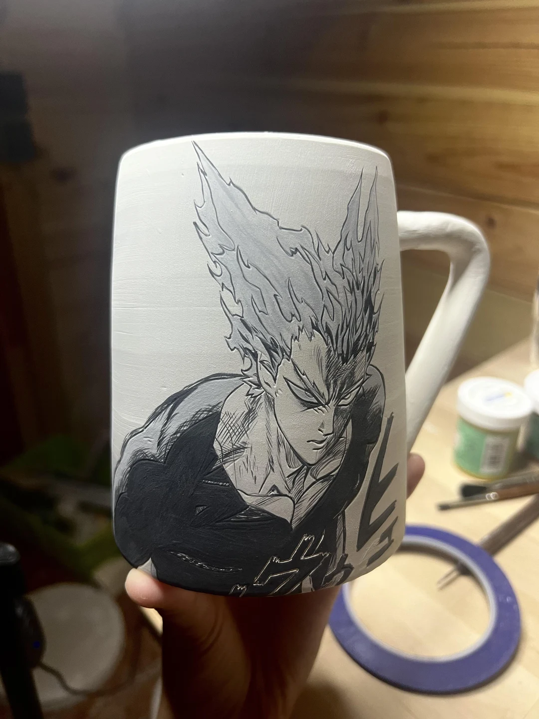 Finished garou mug by me | Scrolller