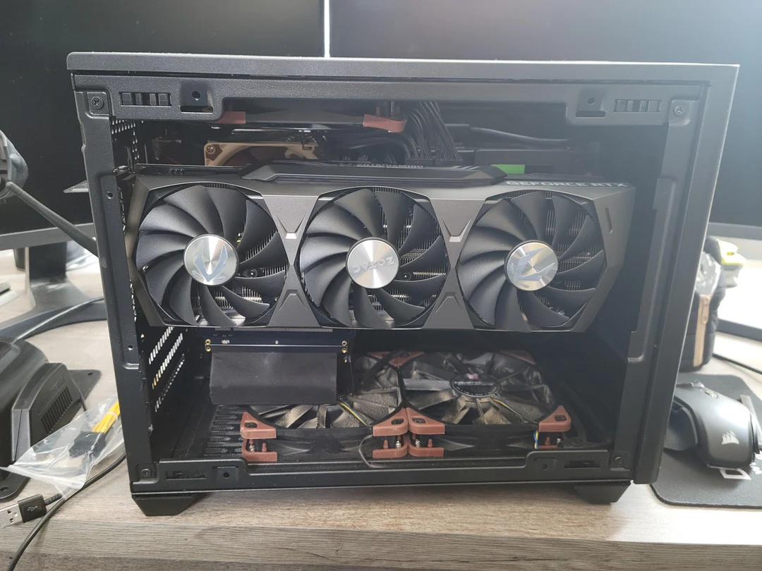 Anyone running an aio on the bottom? it's the only spot I have for it.... | Scrolller