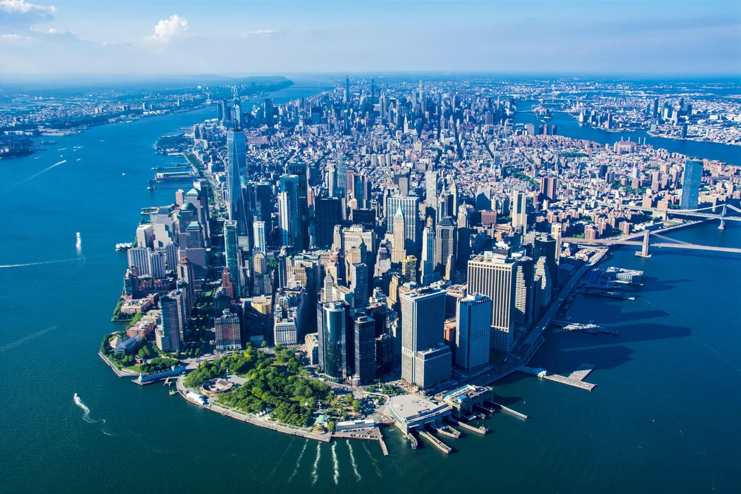 Lower Manhattan from the Sky | Scrolller