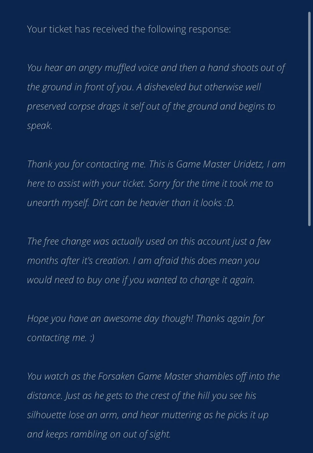 What is this response? | Scrolller