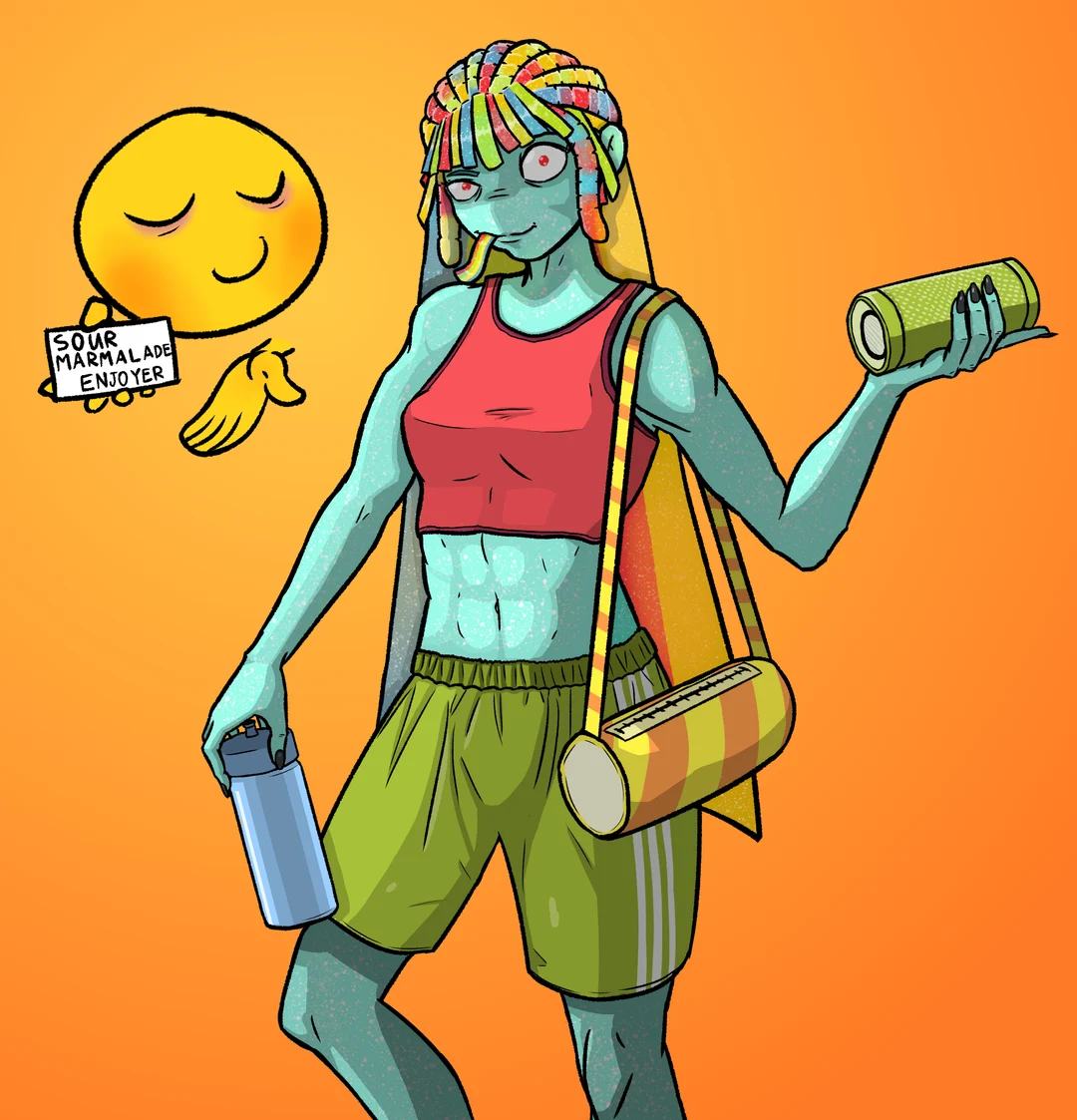 Sour belt girl, Me, Digital, 2023 | Scrolller