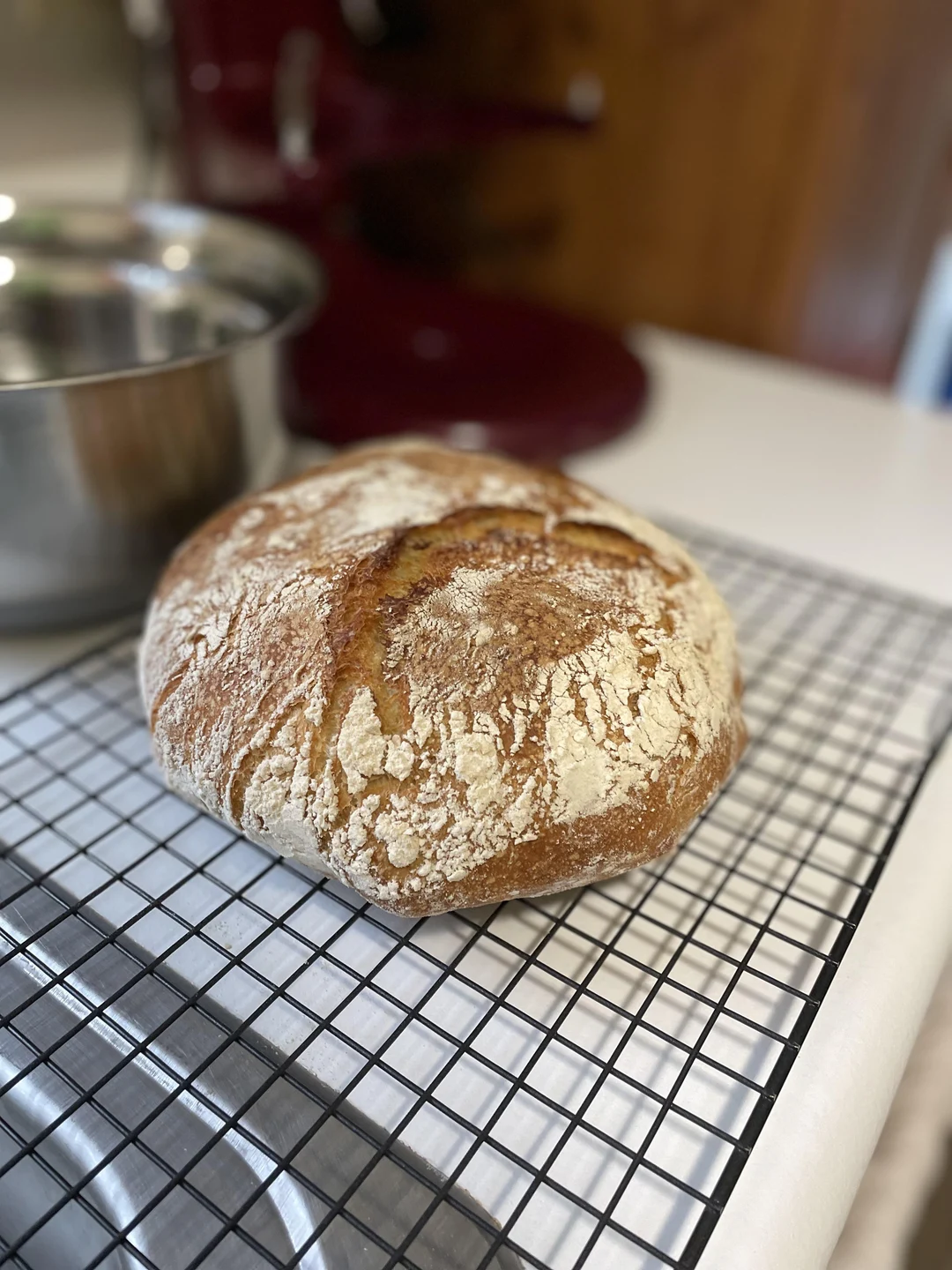 Wife and I made bread together for the first time and I’m SO happy with how this came out ...