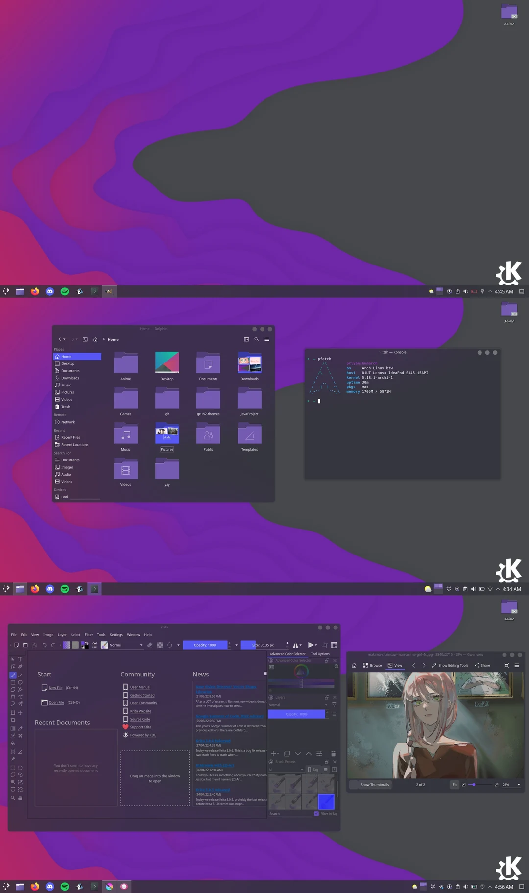 [KDE] Layan consistency | Scrolller