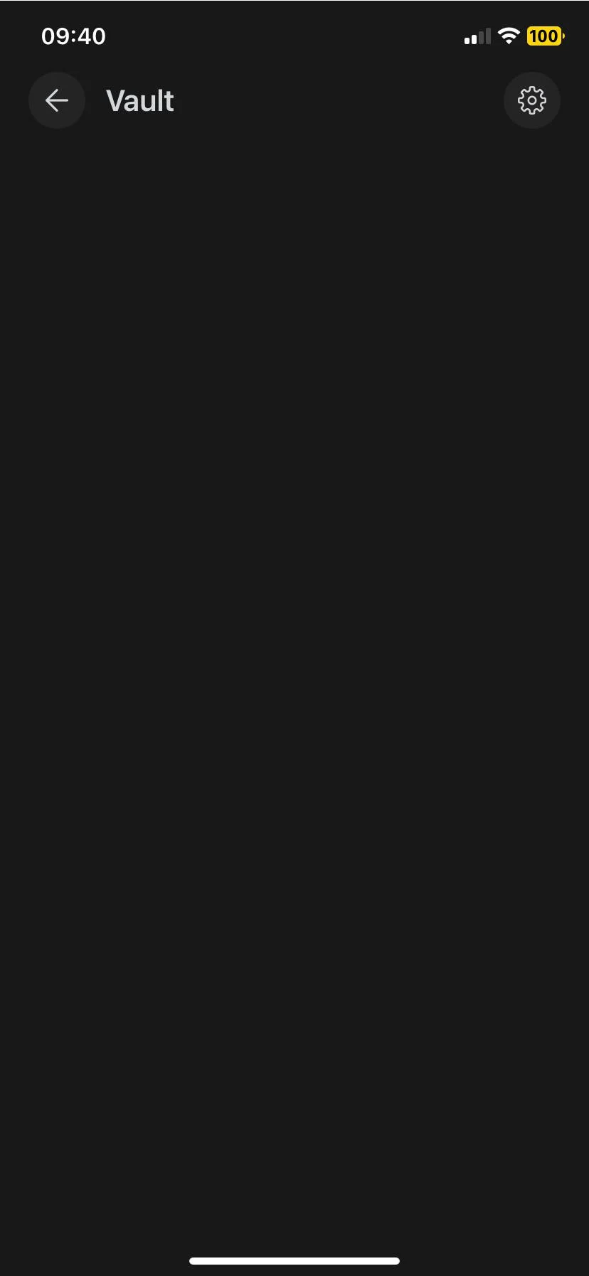 Vault not showing up | Scrolller