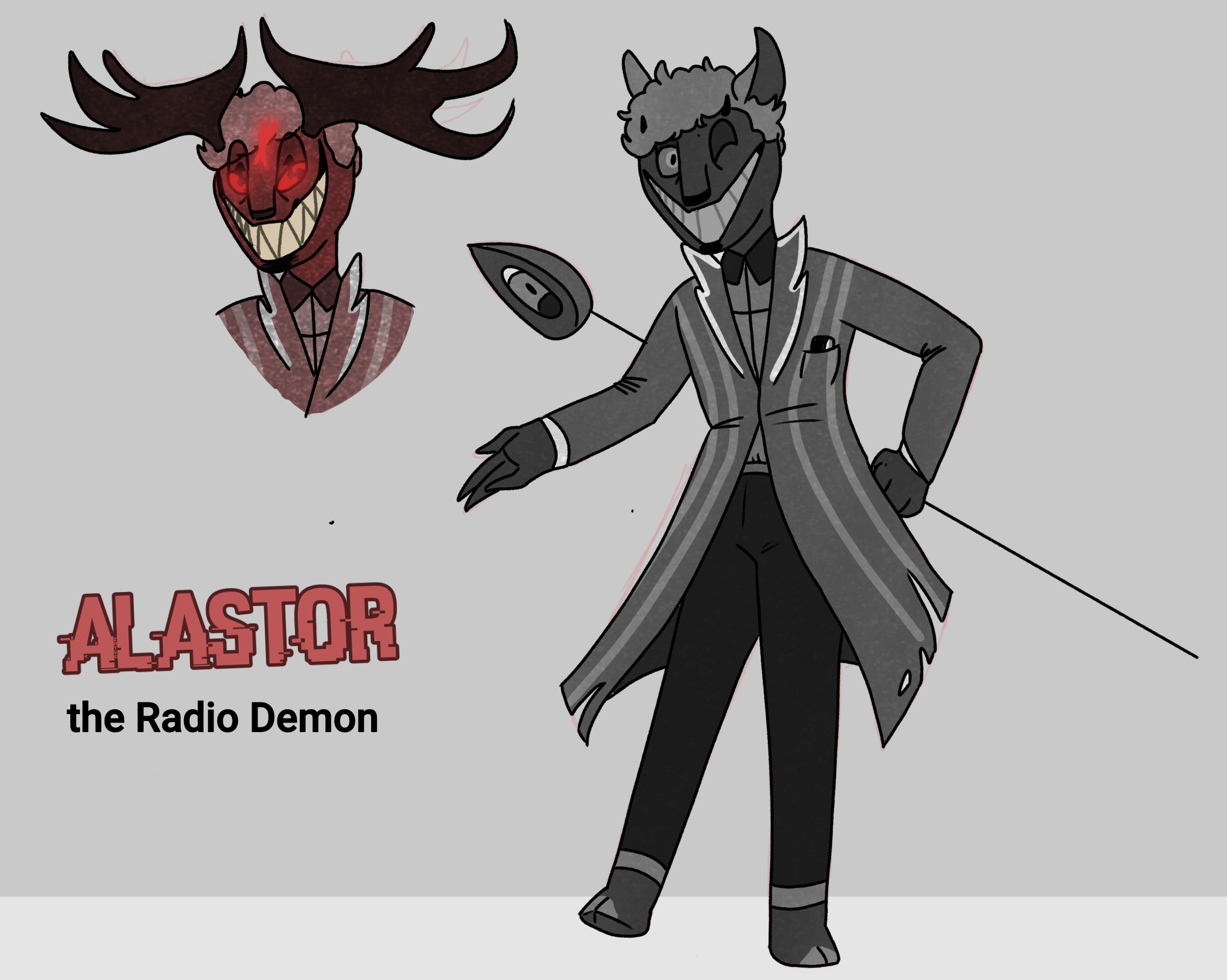 My Alastor redesign! | Scrolller