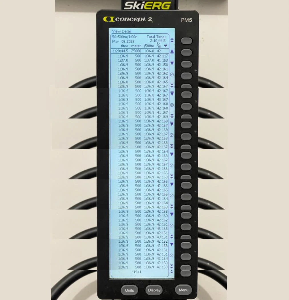 Maxed out reps on the SkiERG | Scrolller