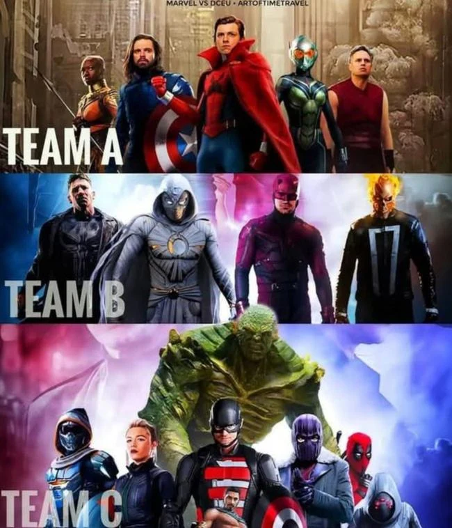 Choose your heroic team | Scrolller