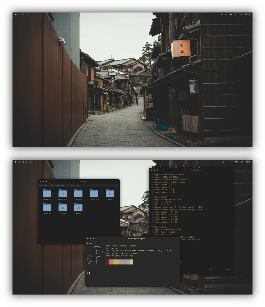 [Openbox] Chill gruvbox-material rice | Scrolller