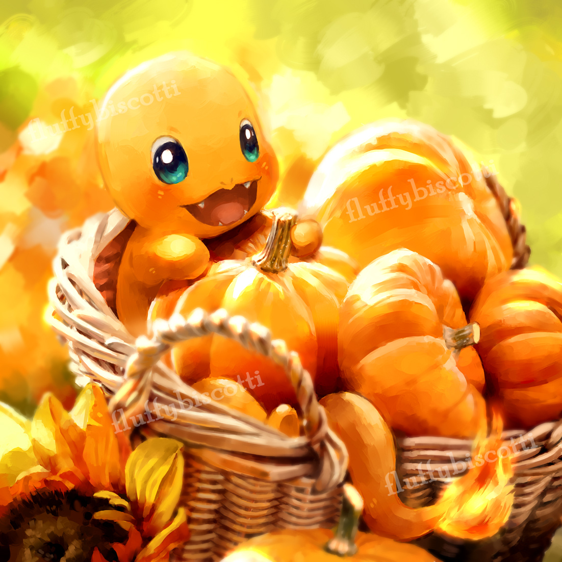 Charmander & Pumpkins | Scrolller