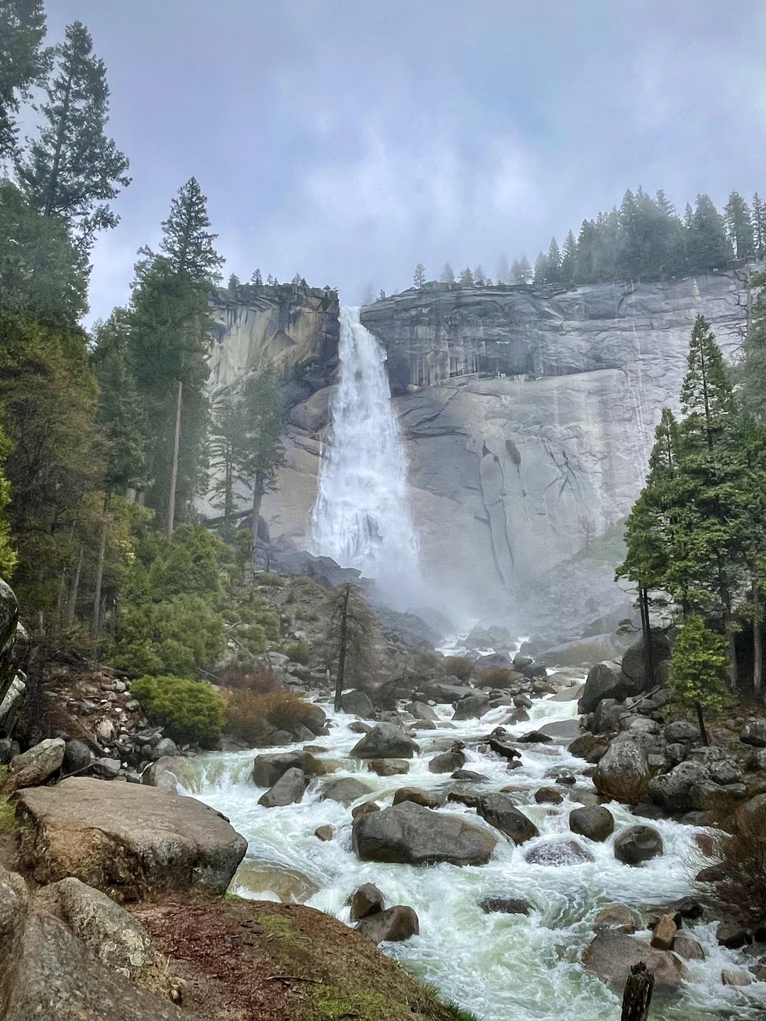 Nevada Falls - Yosemite National Park [OC] 3024x4032 | Scrolller