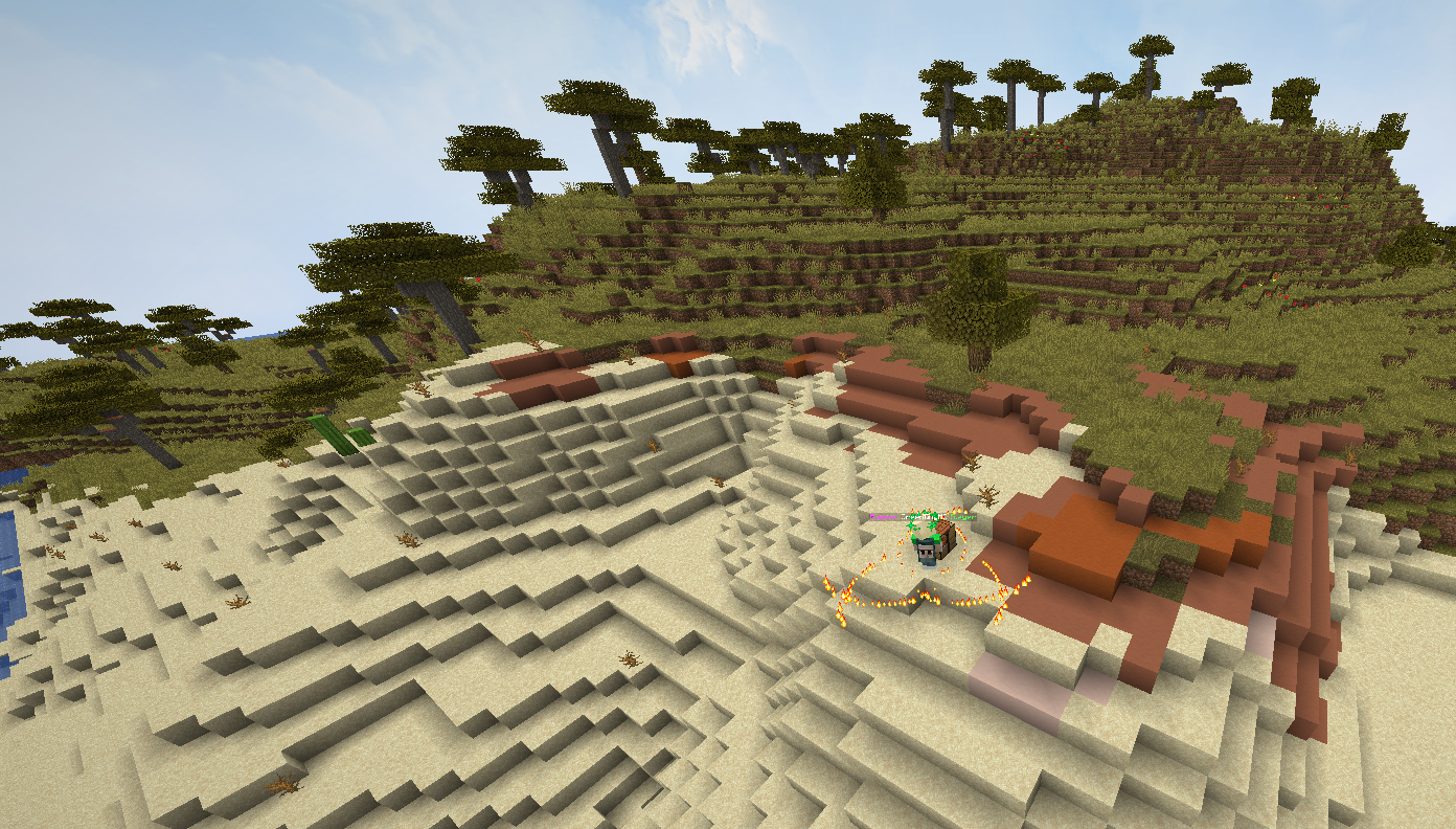 Smallest Mesa Biome I have ever seen! | Scrolller