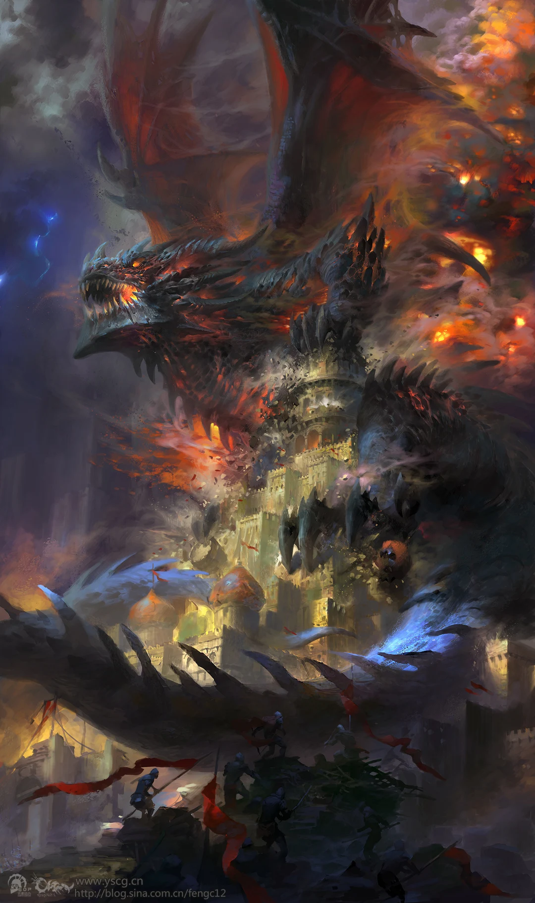 Deathwing by Feng Wei | Scrolller