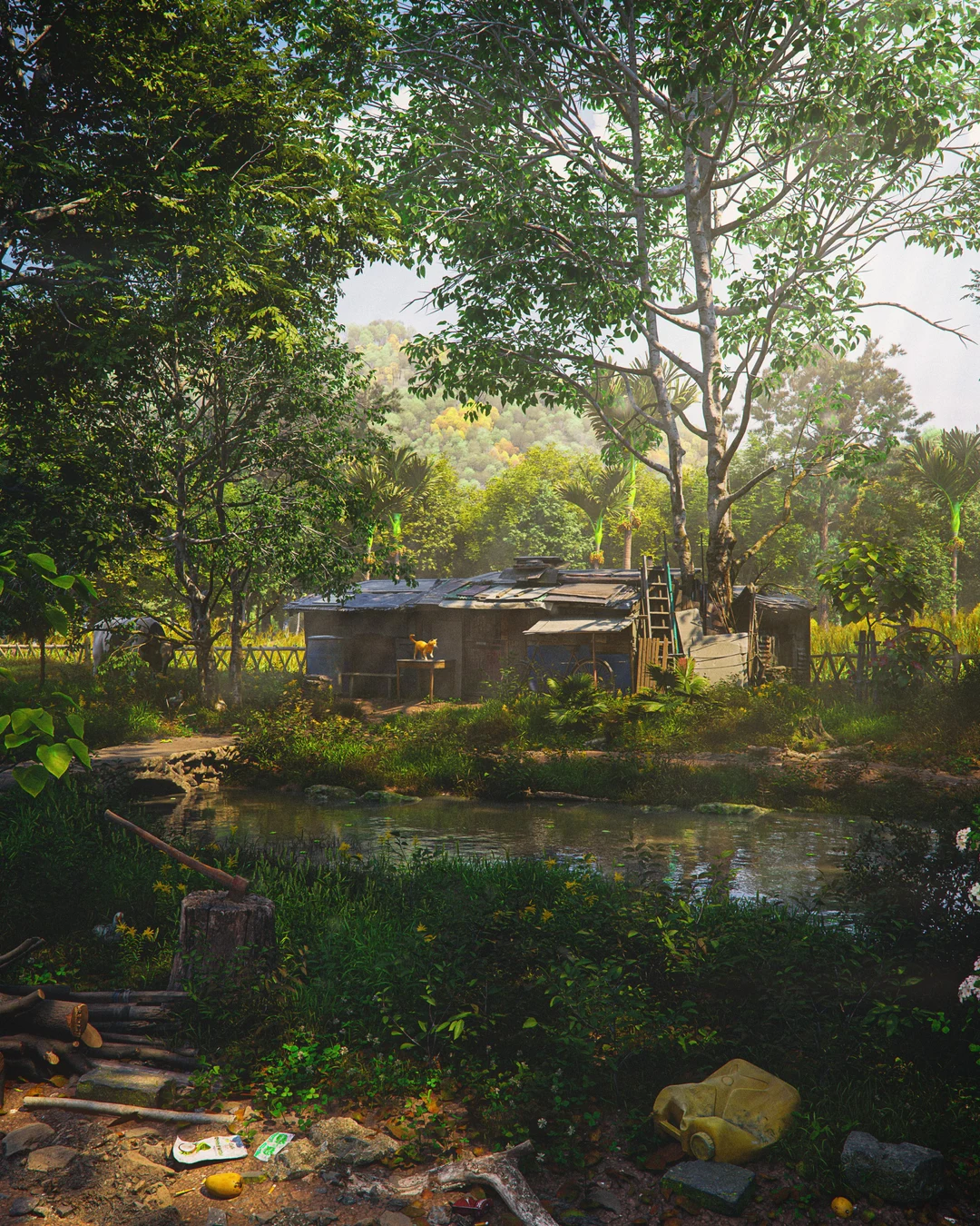 Artwork - Countryside, Me, 3D Render, 2022 | Scrolller