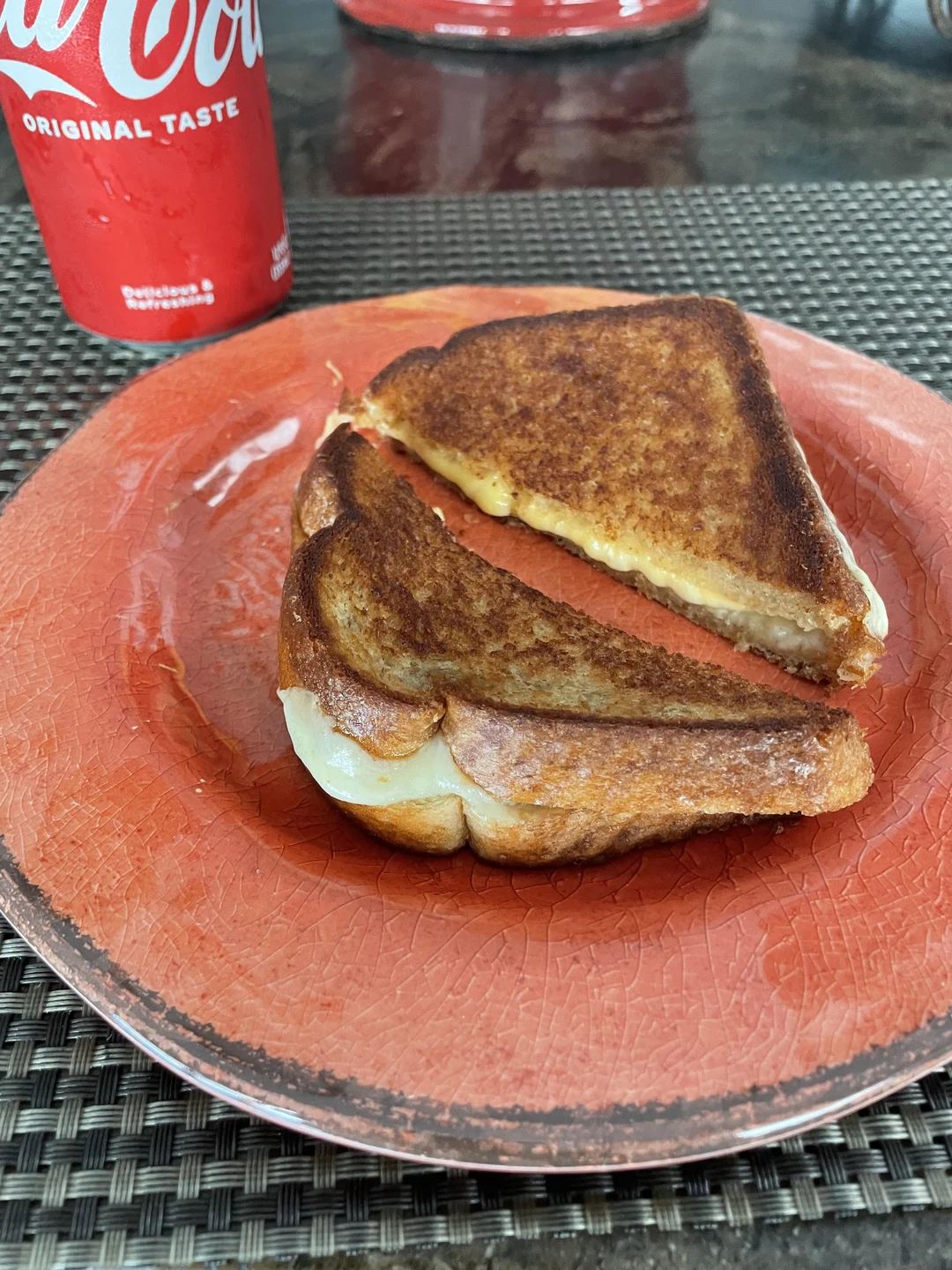 American cheese and Havarti on honey wheat bread! | Scrolller