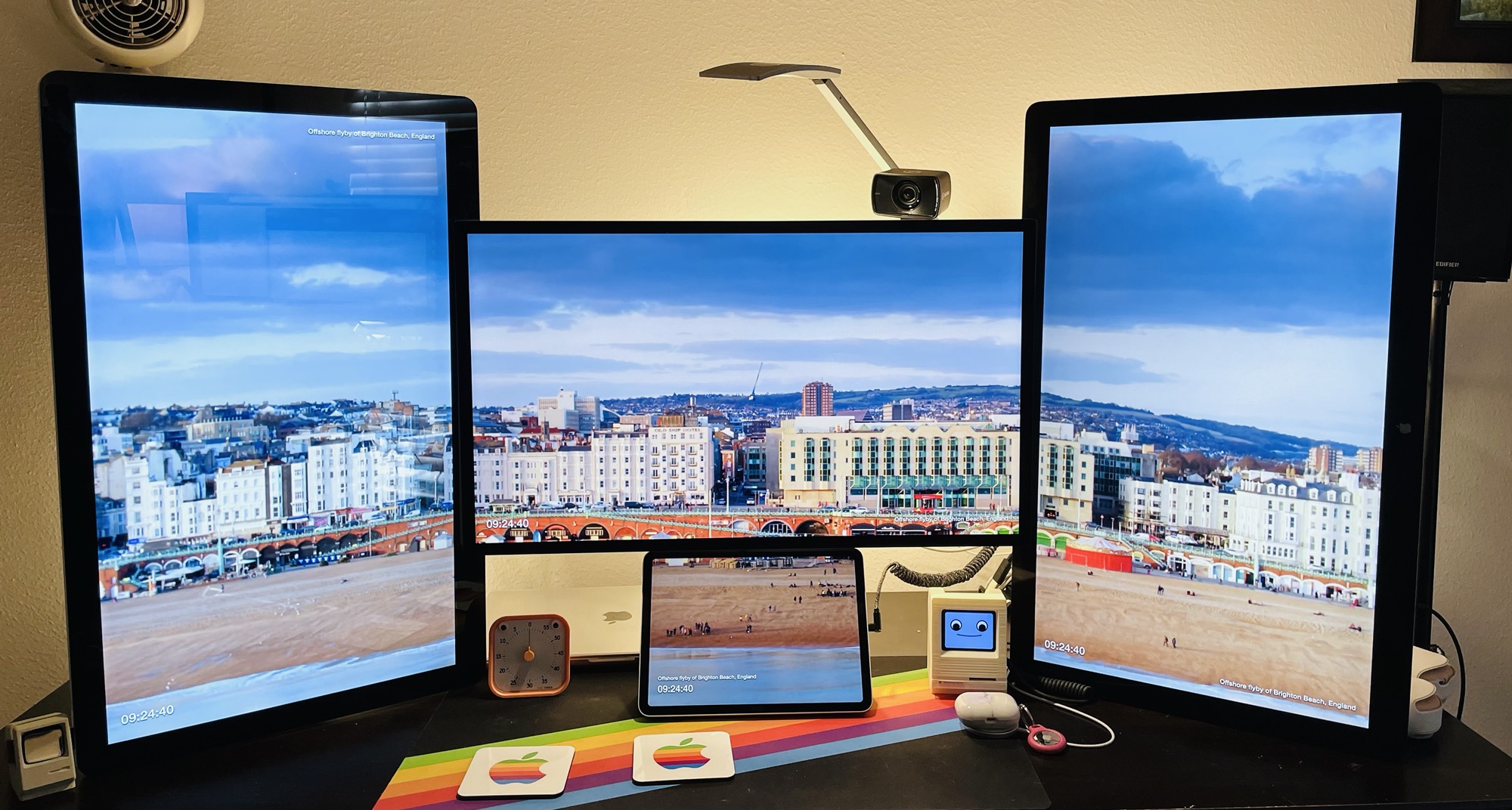My 3 Apple monitor setup. And a sidecar ! | Scrolller