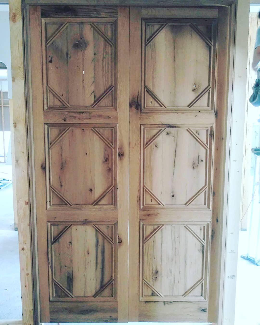 Antique oak pocket doors | Scrolller