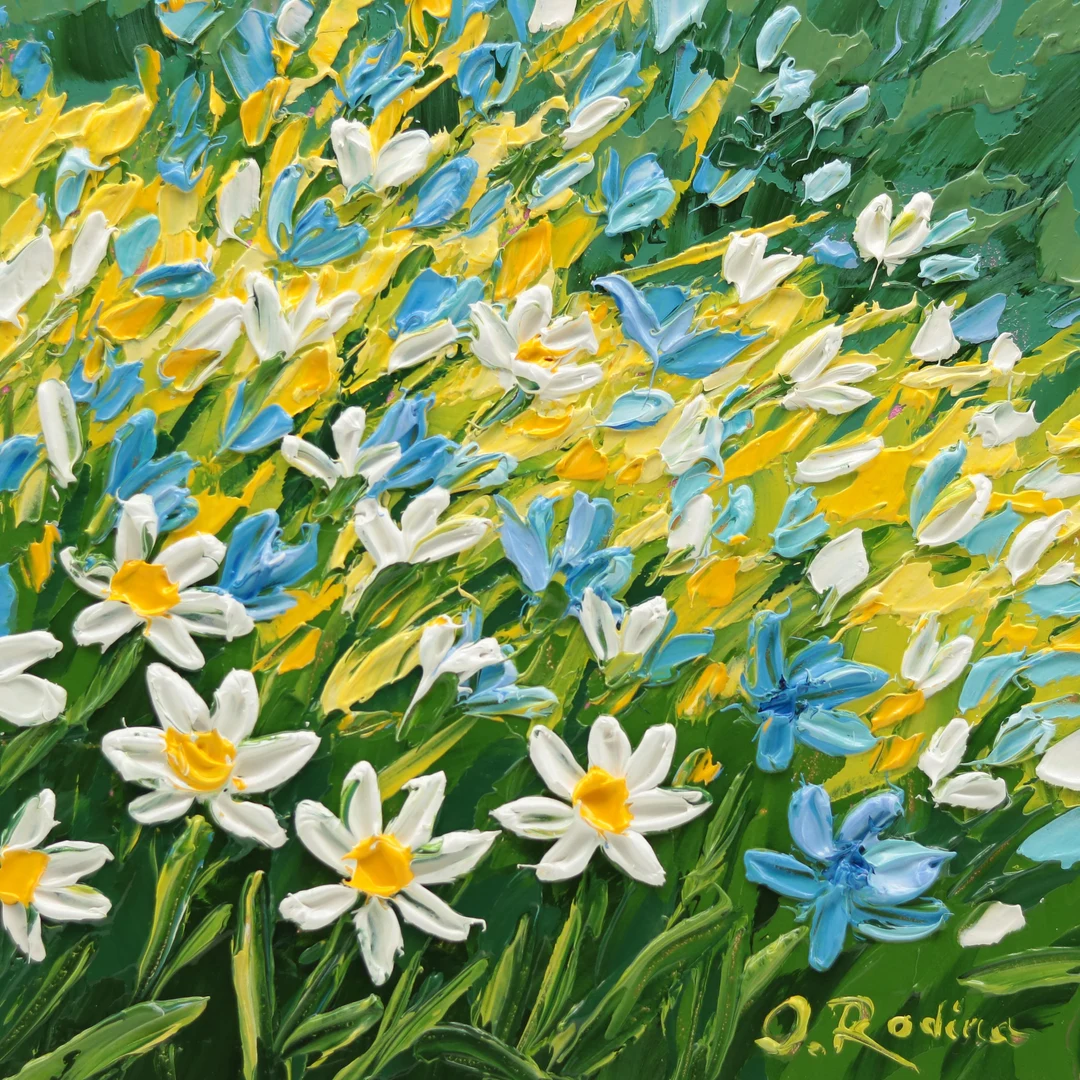 Wildflower, Olga Rodina, Oils, 2023 | Scrolller