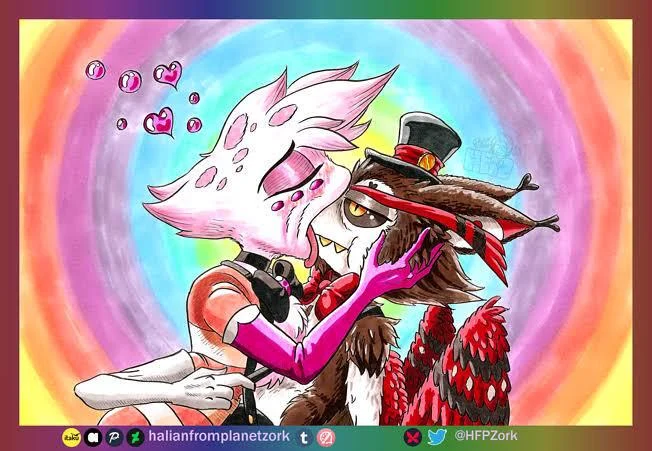 What is angel dust doing?(art by halianfromplanetzork) | Scrolller