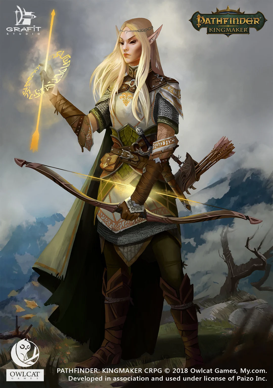 Pathfinder: Kingmaker - Elf Archer by Grafit Studio | Scrolller