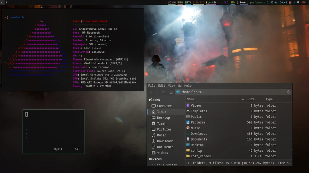 [i3WM] Finally made my setup | Scrolller
