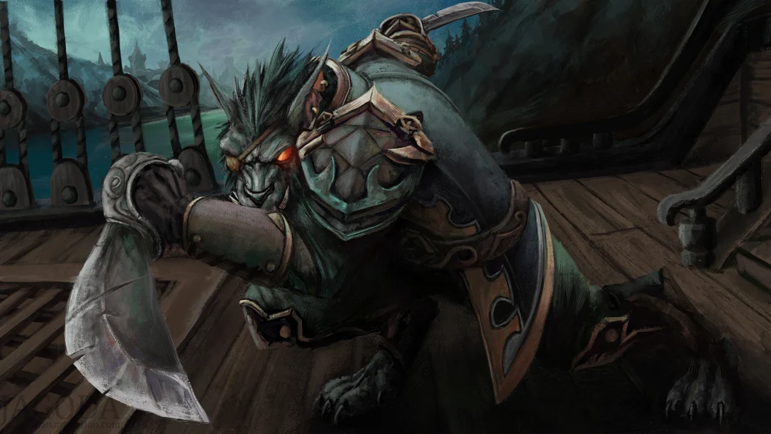 Worgen Rogue by Jakub Jagoda | Scrolller