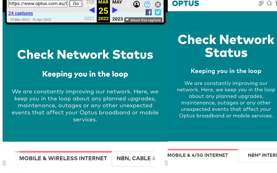 Optus Removed Wireless Internet Outage Check | Scrolller