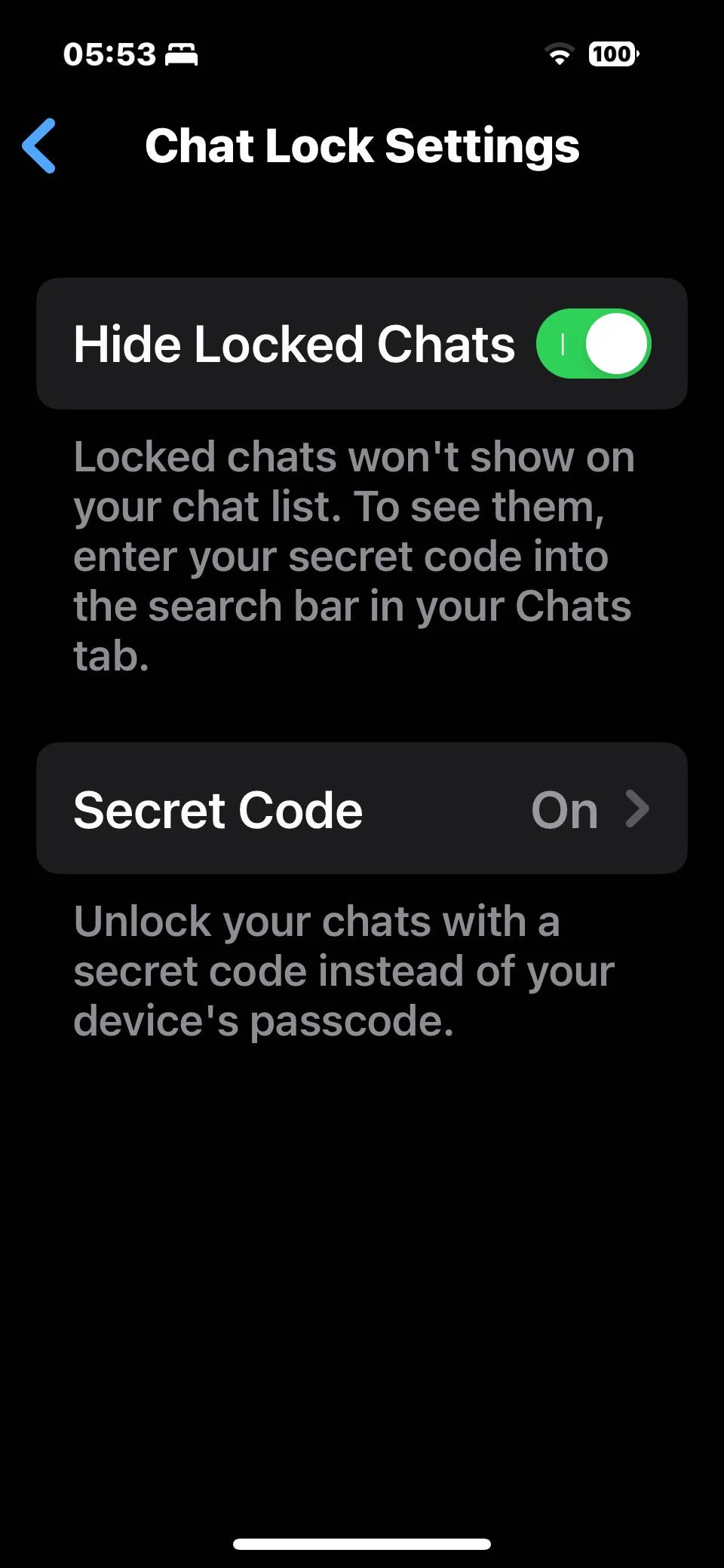 WHATSAPP SECRET LOCK | Scrolller