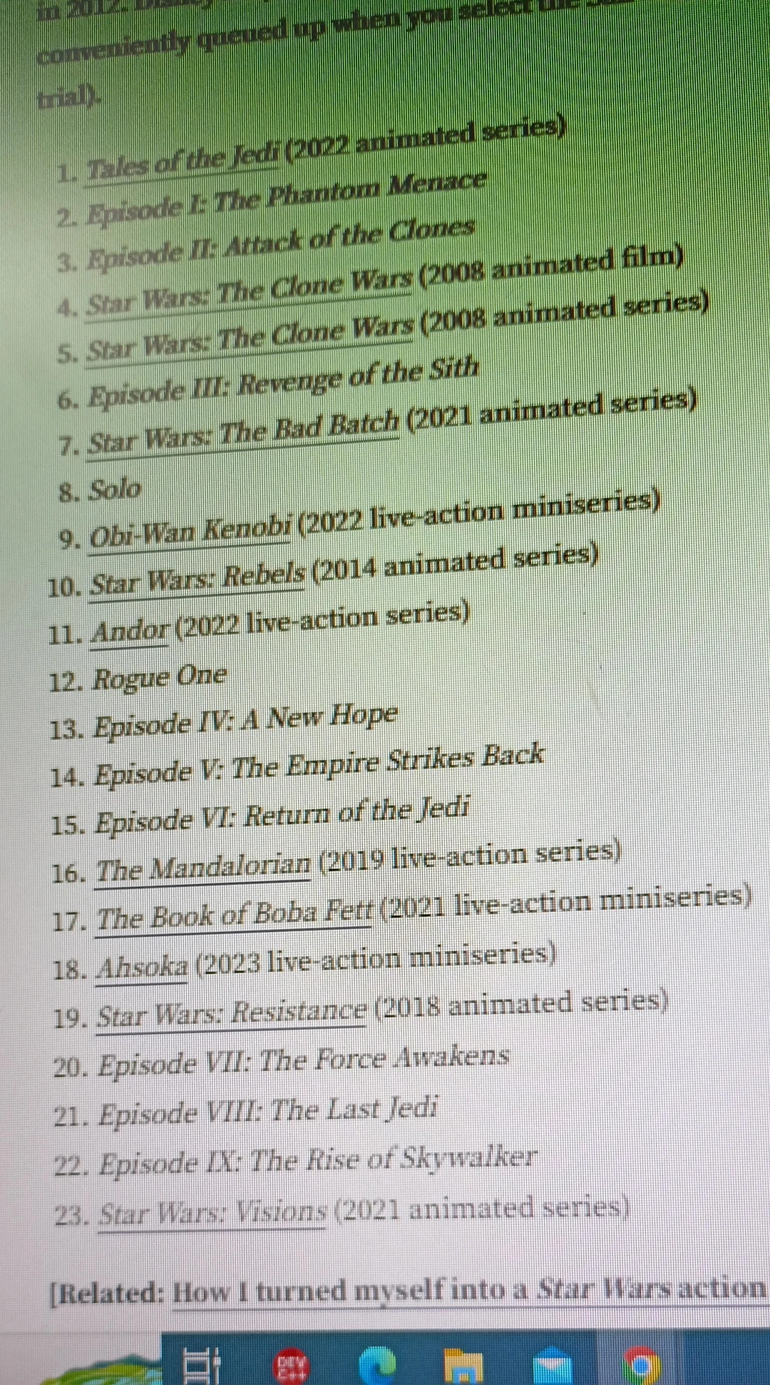 Is this the correct chronological order? | Scrolller