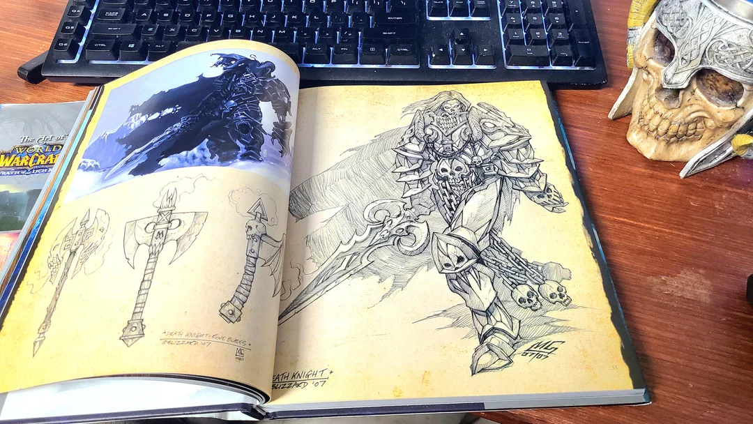 Death Knights Concept Art from The Art of Wrath of Lich King! | Scrolller