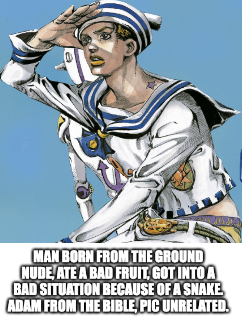 Josuke/Gappy is from the Bible | Scrolller