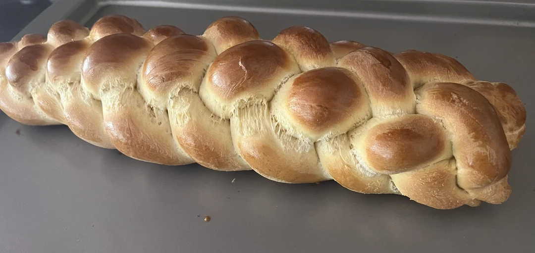First time baking bread and I made a loaf of Challah. | Scrolller