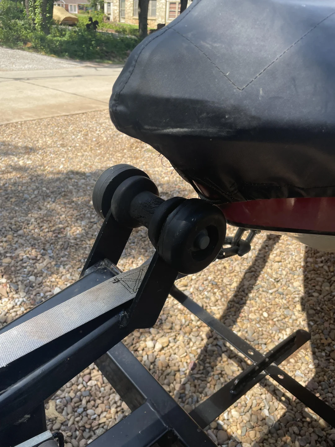 Is there any way to fix this? Ramp out of the water is fairly steep and it always sags backwards ...