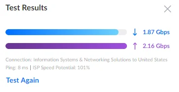 Finally got 2 gigabit on UDM Pro. Using Mikrotik S+RJ10 to connect to 5Gbps port on ISP gateway ...