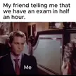 what exam !! | Scrolller